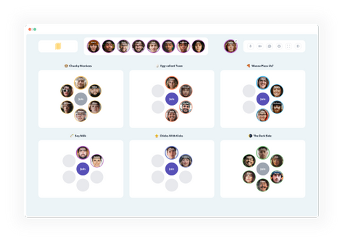 Teamroom - A tool for conducting virtual events